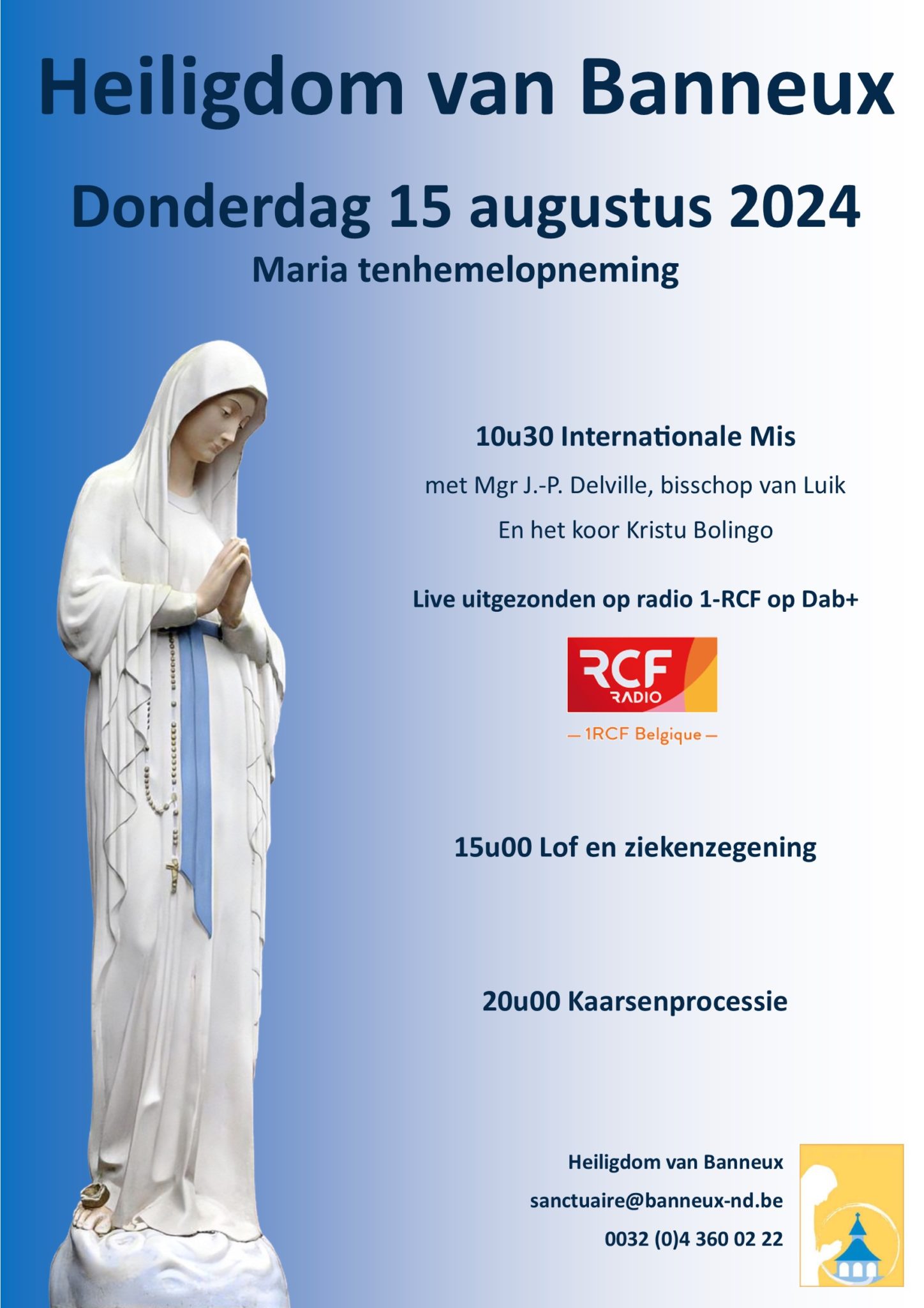 Maria tenhemelopneming - 2024 - Banneux Notre-Dame
